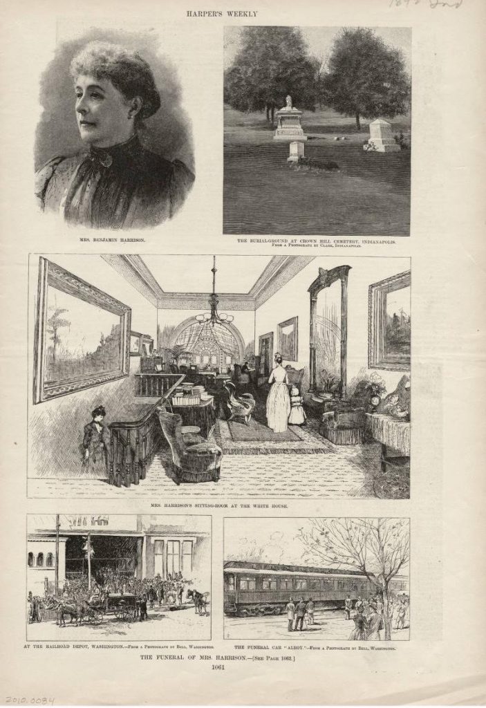 Caroline Lavinia Scott Harrison - Encyclopedia of Indianapolis