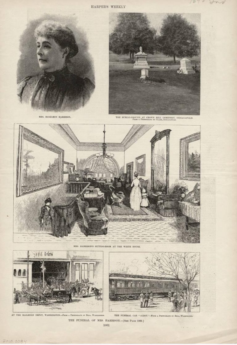 Caroline Lavinia Scott Harrison - Encyclopedia of Indianapolis